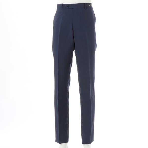 スーツセレクト（SUIT SELECT）/【洗えるテーパードパンツ】ノータック ネイビーピンドット柄 ストレッチ