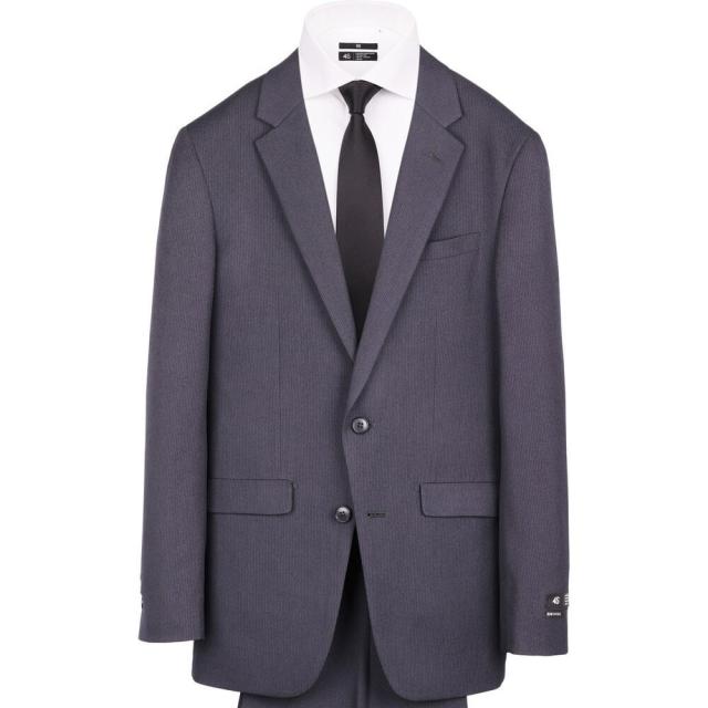 スーツセレクト（SUIT SELECT）/【2釦シングルスーツ】ノータック ネイビーストライプ ウォッシャブル