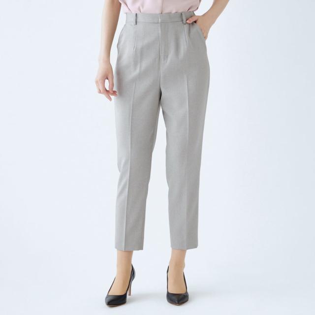 スーツセレクト（SUIT SELECT）/【オールシーズン】洗えるセンタープレスパンツ ストレッチツイル素材 グレー セットアップ商品