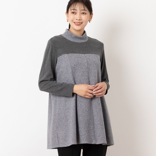 ミゼール（missel）/起毛ツイード フレアチュニック