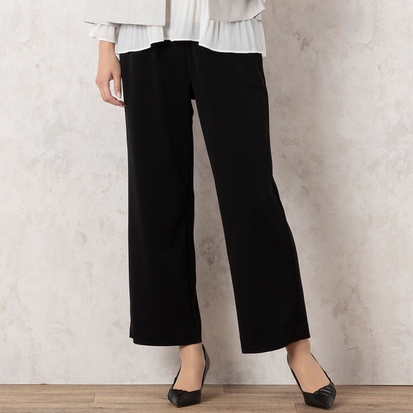 ミゼール（missel）/【洗える・セットアップ可能】イージーワイドストレートパンツ