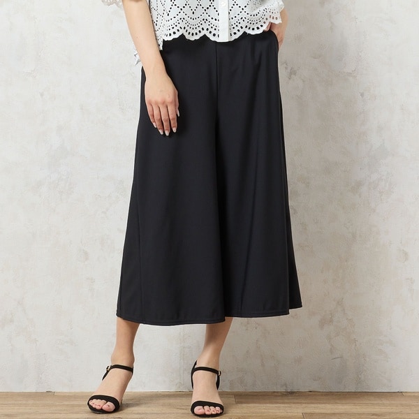 ミゼール（missel）/【洗える・抗菌防臭・日本製・3L/4Lサイズあり】スカート風ワイドパンツ