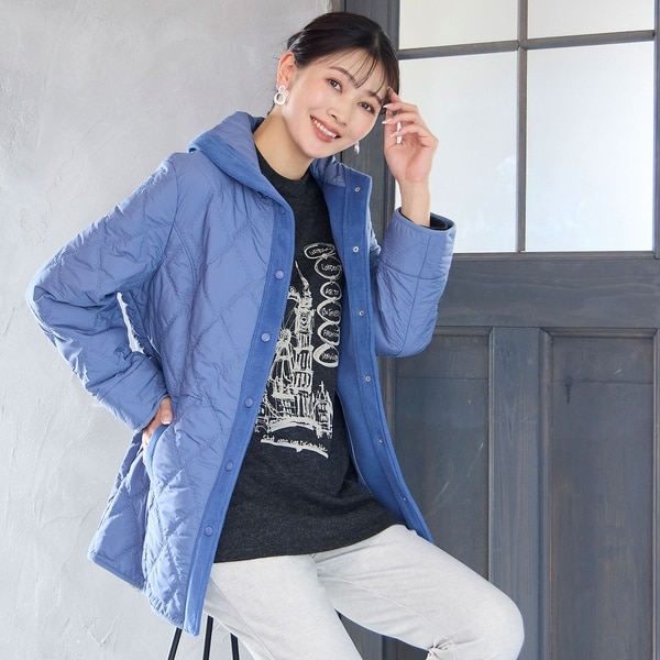 ミゼール（missel）/【3L/4Lサイズあり】キルティングコート