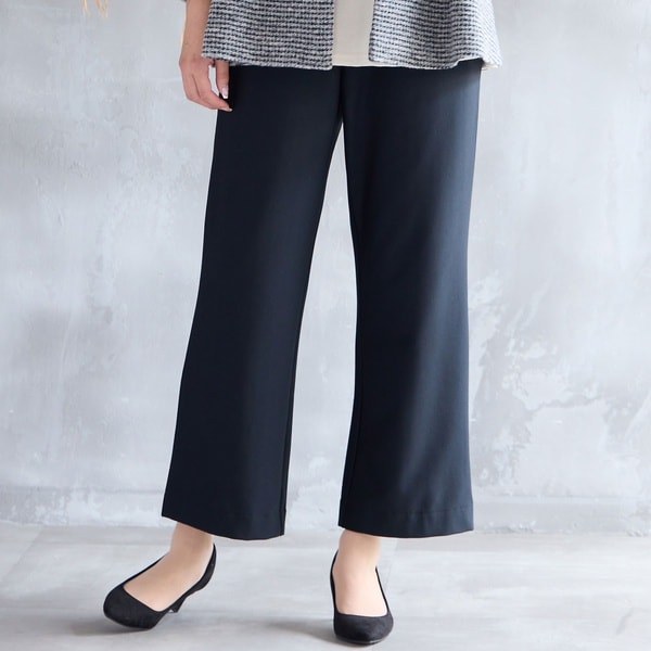 ミゼール（missel）/【蓄熱・洗える・日本製・3L/4Lサイズ】裏起毛ストレートパンツ