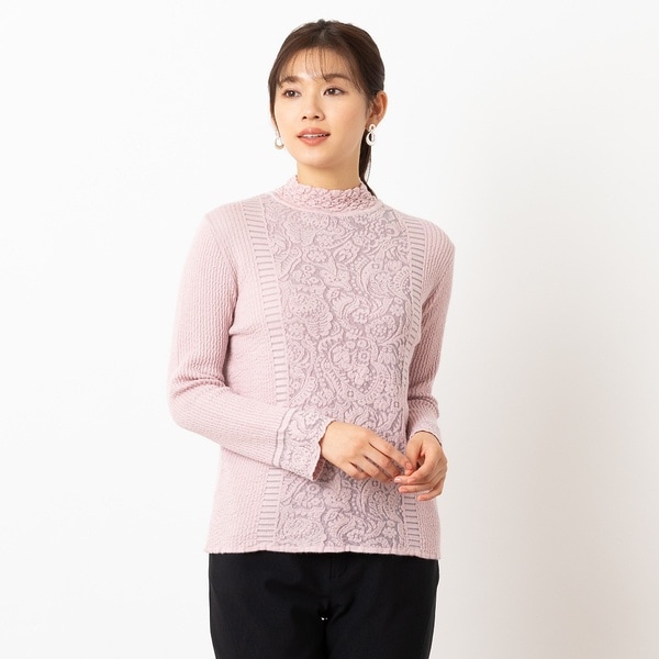 ロブジェ（LOBJIE）/ふくれジャカードセーター