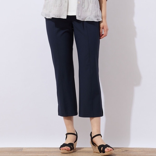 ロブジェ（LOBJIE）/【洗える・接触冷感・S〜LLサイズ】クロップドブーツカットパンツ