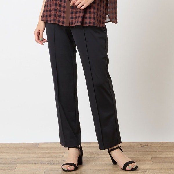 ロブジェ（LOBJIE）/【洗える・接触冷感・UVケア・S〜LLサイズ】前ピンタックパンツ