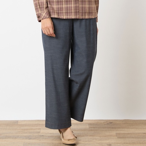 ロブジェ（LOBJIE）/【洗える・S〜LLサイズ】ベルトデザインデニムパンツ