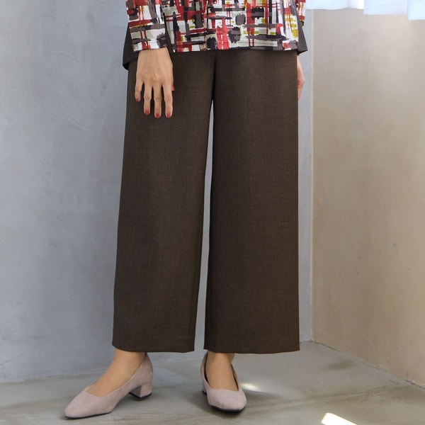 ロブジェ（LOBJIE）/【洗える】ワイドパンツ