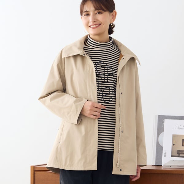 ロブジェ（LOBJIE）/パーテーションダウン ステンカラージャケット