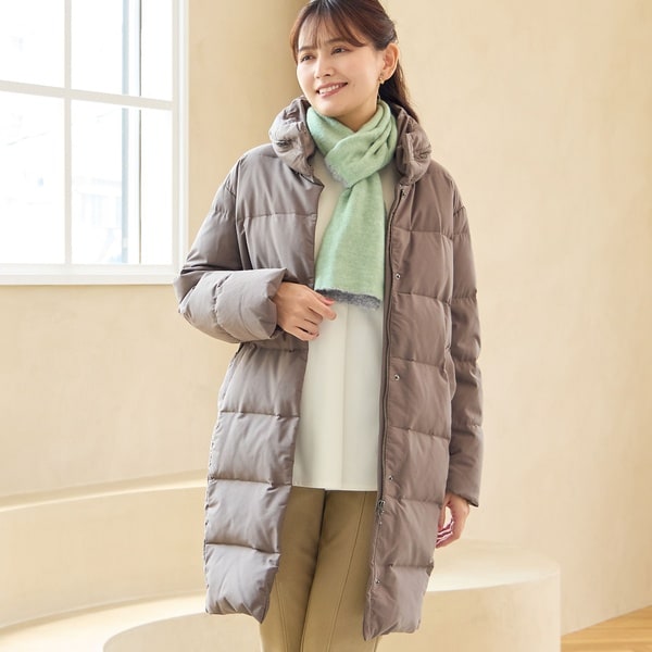 ロブジェ（LOBJIE）/【一部店舗・WEB限定・フード収納可】コクーンダウンコート