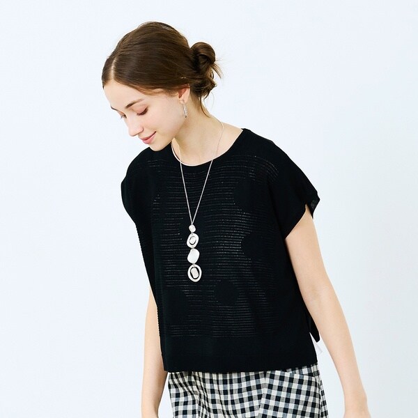 GANNI ガニー ワンピース ブラック 黒 サイズ:XS ノースリーブ ミディ