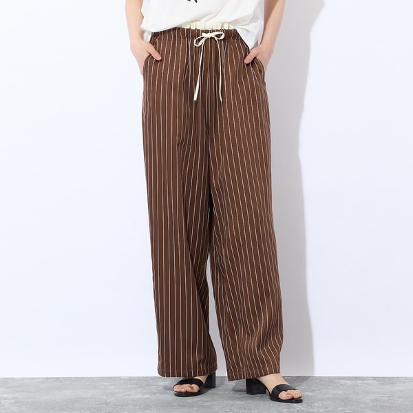 リリアンビューティ エクラ（Liliane Burty ECLAT）/ストライプオールゴムパンツ