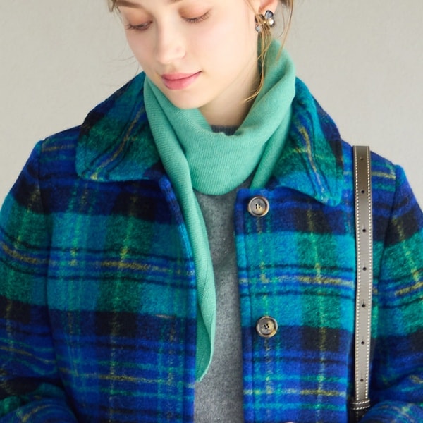 リリアンビューティ エクラ（Liliane Burty ECLAT）/無地カシミヤニットストール