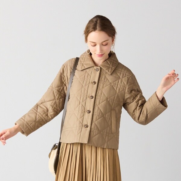 リリアンビューティ エクラ（Liliane Burty ECLAT）/ステンカラー中綿キルトジャケット