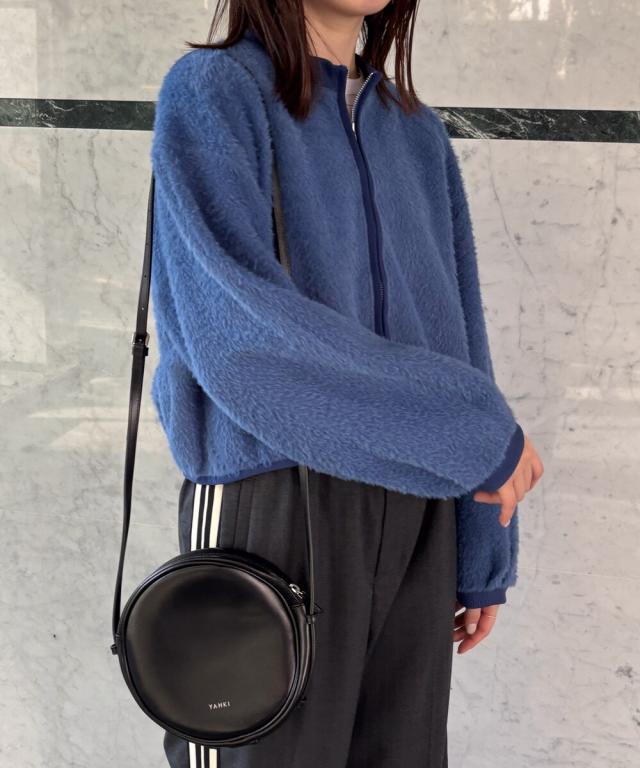 オードリーアンドジョンワッド（Audrey and John Wad）/シャギーボンディングZIPブルゾン