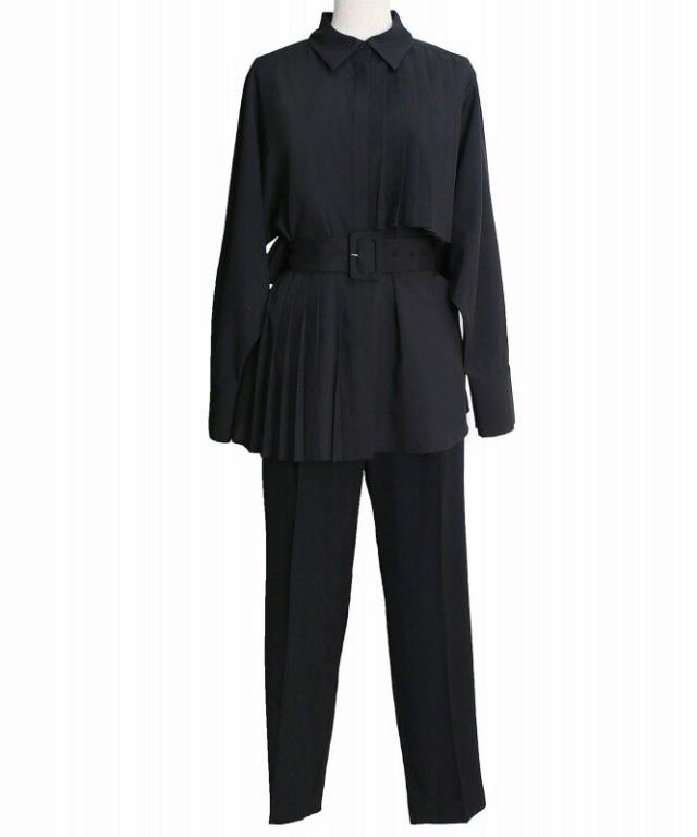 ルイルエブティック（RUIRUE BOUTIQUE）/【S〜3L】プリーツロング