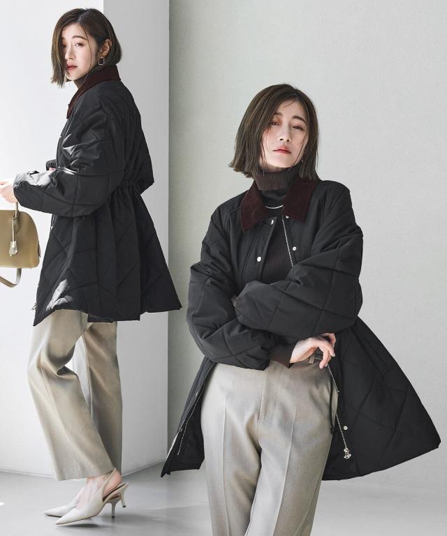 ルイルエブティック（RUIRUE BOUTIQUE）/【洗える】ハンティング キルティングコート