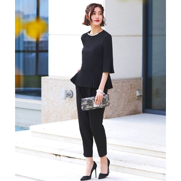 ルイルエブティック（RUIRUE BOUTIQUE）/【S〜LL】プリーツパールトップスパンツセットアップ