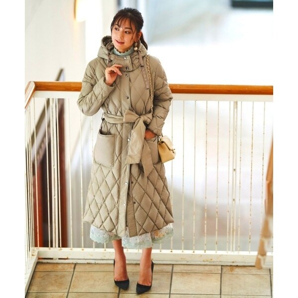 ルイルエブティック（RUIRUE BOUTIQUE）/キルティングロングダウンコート