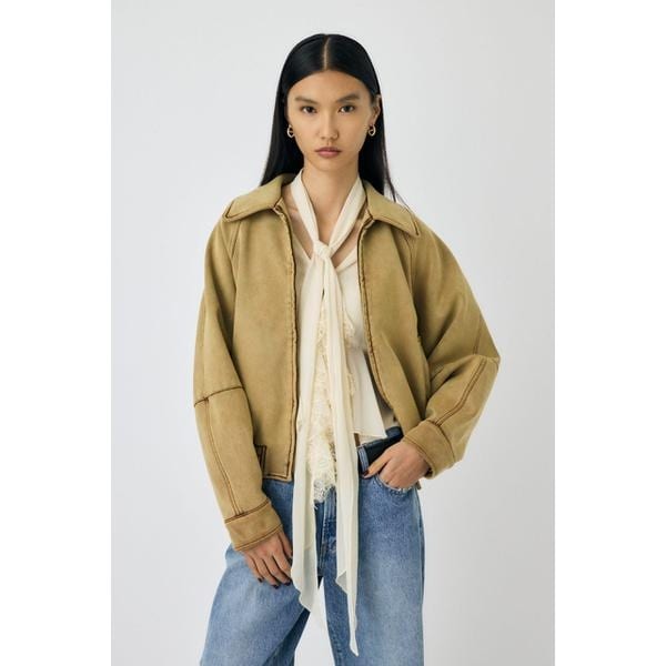 マウジー（MOUSSY）/F/SUEDE GATHER ブルゾン