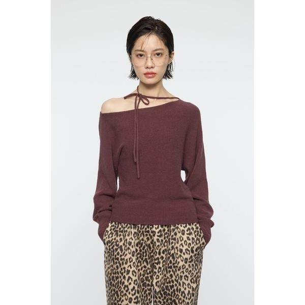 マウジー（MOUSSY）/ONE SHOULDER ニットトップス