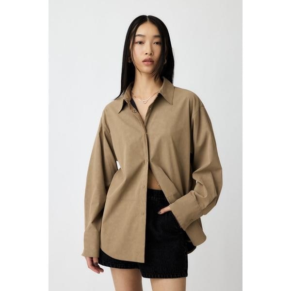 マウジー（MOUSSY）/F/LEATHER シャツ