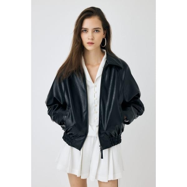 マウジー（MOUSSY）/F/LEATHER GATHER ブルゾン