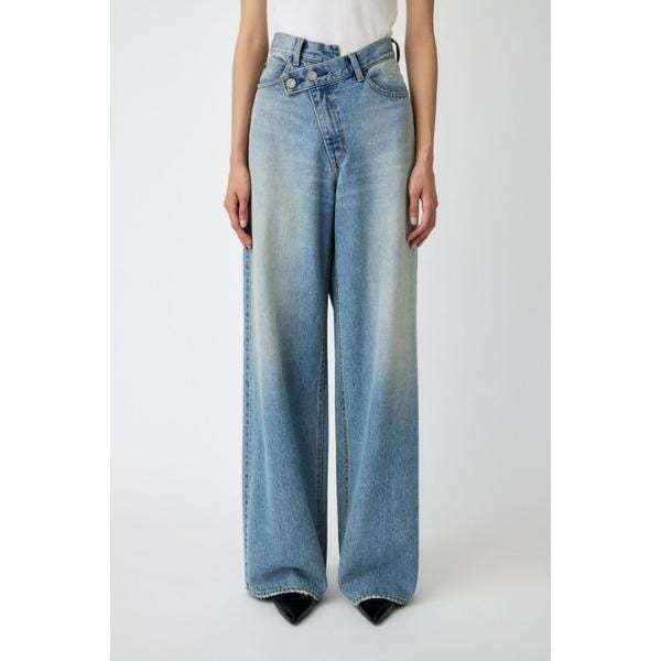 マウジー（MOUSSY）/CROSS WAIST WIDE ストレート