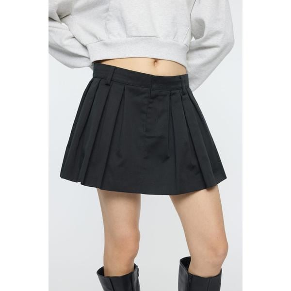 【NEW】マウジー（MOUSSY）/BOX TUCK ミニスカート