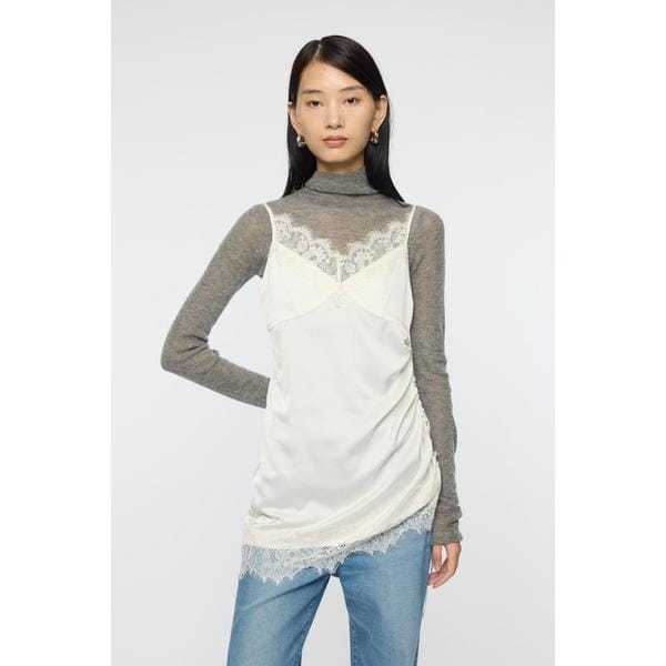 【NEW】マウジー（MOUSSY）/DOT SATIN CAMI ドレス