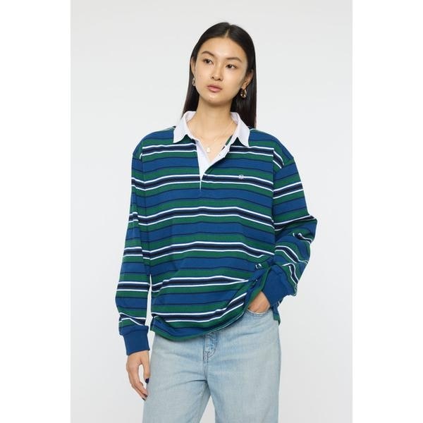 【NEW】マウジー（MOUSSY）/OVER POLO L/S シャツ