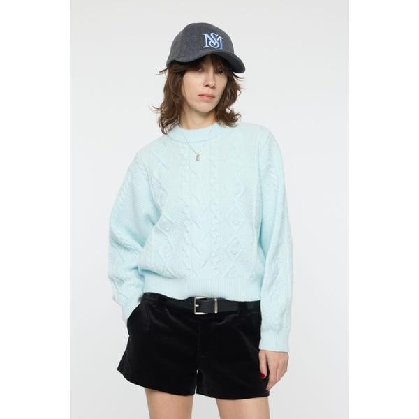 【NEW】マウジー（MOUSSY）/POPCORN CABLE セーター