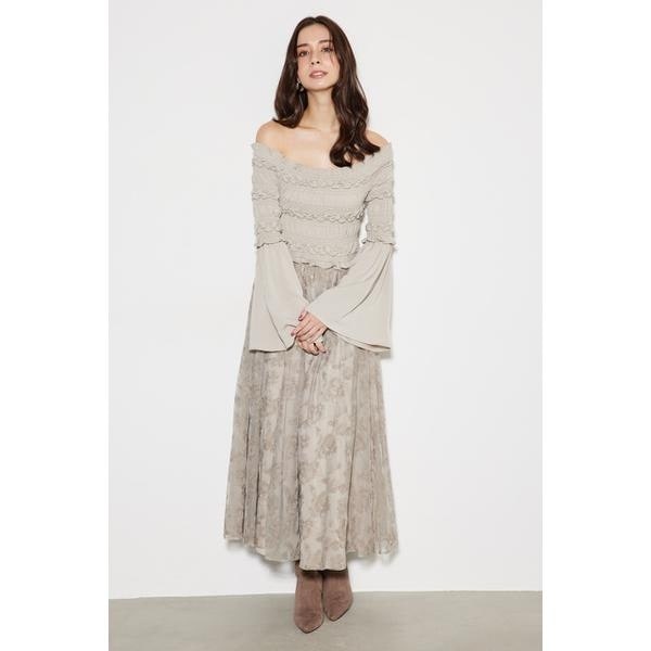 リエンダ（rienda）/エンブロイダリーシャーリングフレア OP