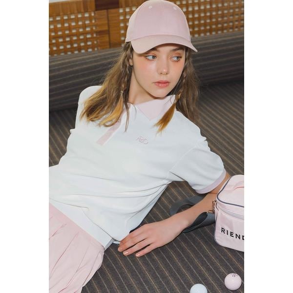 リエンダ（rienda）/【一部店舗・WEB限定】【RIENDA GOLF】RDバイカラールーズポロシャツ