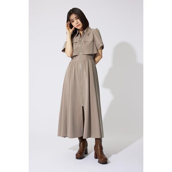 リエンダ（rienda）/【AKB48 千葉恵里さん着用】バストフレアワンピース