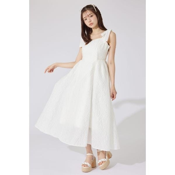 リエンダ（rienda）/【AKB48 千葉恵里さん着用】ショルダーリボンワンピース