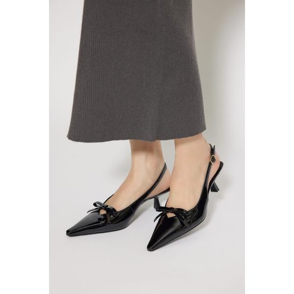 リエンダ（rienda）/リボンエナメルミュール