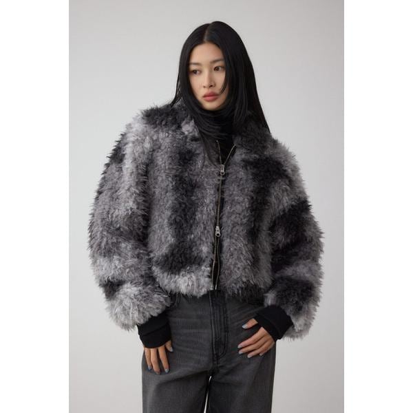 アズールバイマウジー（AZUL BY MOUSSY）/カーリーボアショートブルゾン