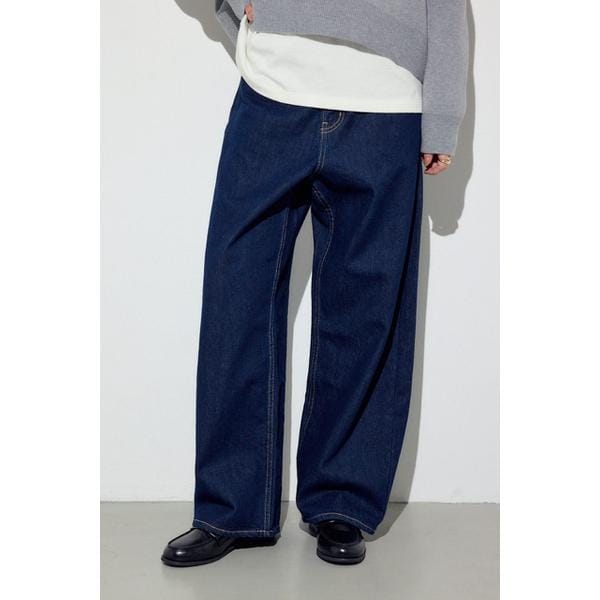 アズールバイマウジー（AZUL BY MOUSSY）/O/W ライトオンスカーブデニム ショート丈