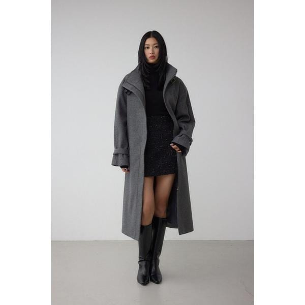 アズールバイマウジー（AZUL BY MOUSSY）/B−HEAT スタンドカラージップロングコート