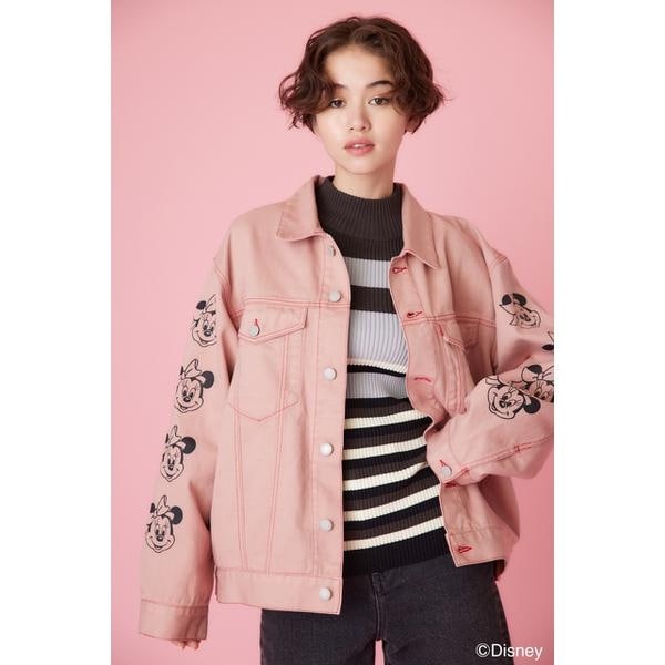 ロデオクラウンズ ワイドボウル（RODEO CROWNS WIDE BOWL）/(ミッキー＆ミニー)デニムジャケット