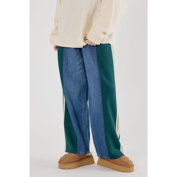 ロデオクラウンズ ワイドボウル（RODEO CROWNS WIDE BOWL）/【UNISEX】 カスタムトラック デニムパンツ