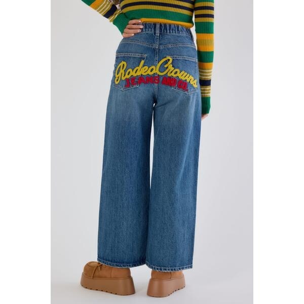 ロデオクラウンズ ワイドボウル（RODEO CROWNS WIDE BOWL）/HIP EMB LOOSE DENIM