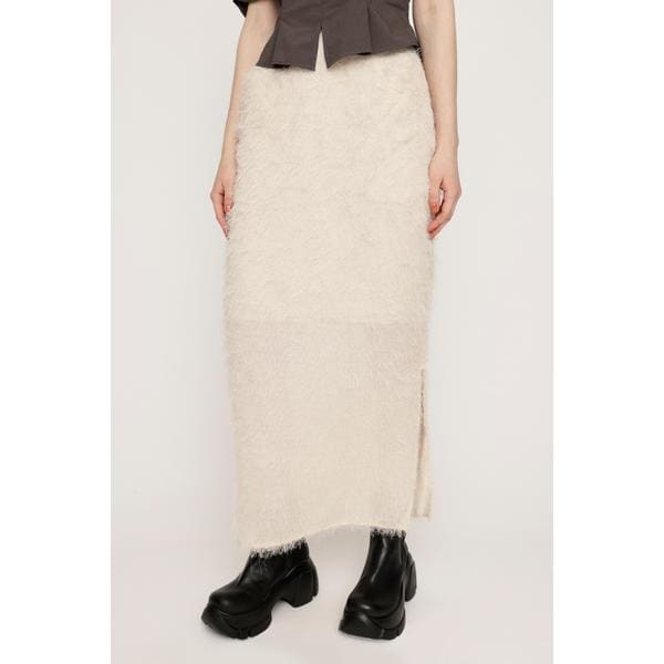 スライ（SLY）/SHAGGY FRINGE I LINE スカート