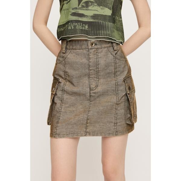 スライ（SLY）/WASHED CORDUROY ショートスカート