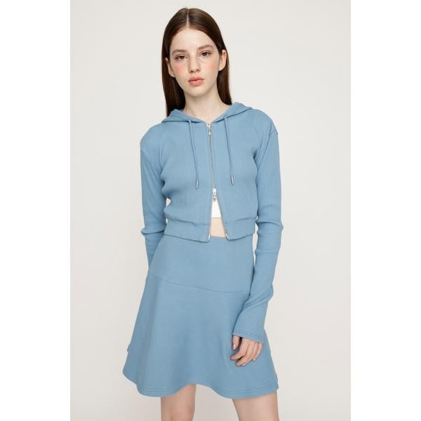 スライ（SLY）/CROPPED HOODIE FLARE SK 2P