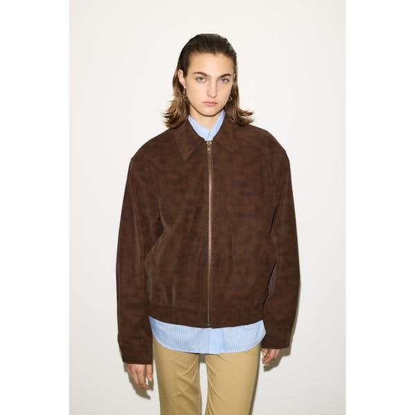 スライ（SLY）/【THROW】F／SUEDE SWINGTOP ブルゾン