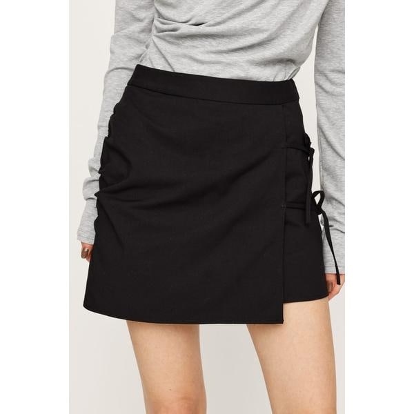 スライ（SLY）/GATHER RIBBON WRAP ショートスカート