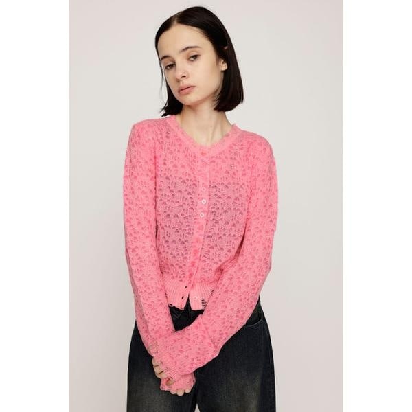 スライ（SLY）/TWIN BLOOM KNIT カーディガン